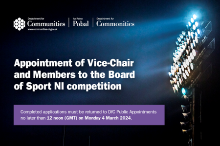 Public Appointment opportunity: Appointment of the Vice-Chair and ...
