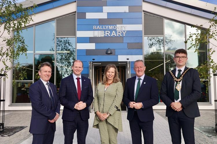 Ministers open new Ballymoney Library | Department for Communities