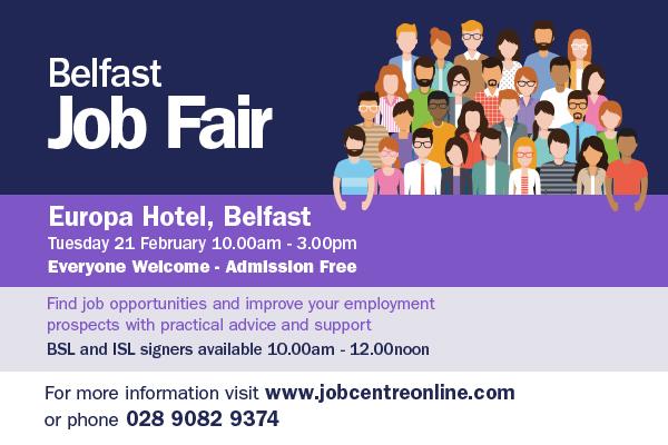 Major job fair brings employment opportunities to Belfast | Department ...